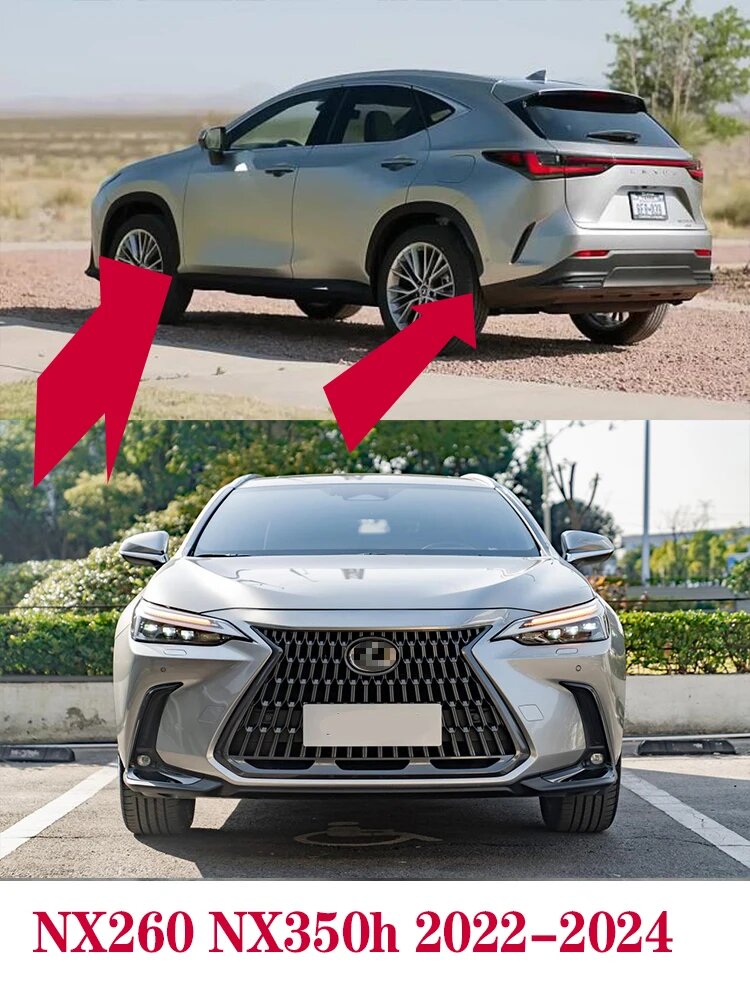 Автомобильные брызговики для Lexus NX200 NX300 NX300H 2015-2021, брызговики, передние и задние брызговики, автоаксессуары NX260 NX350h 2022