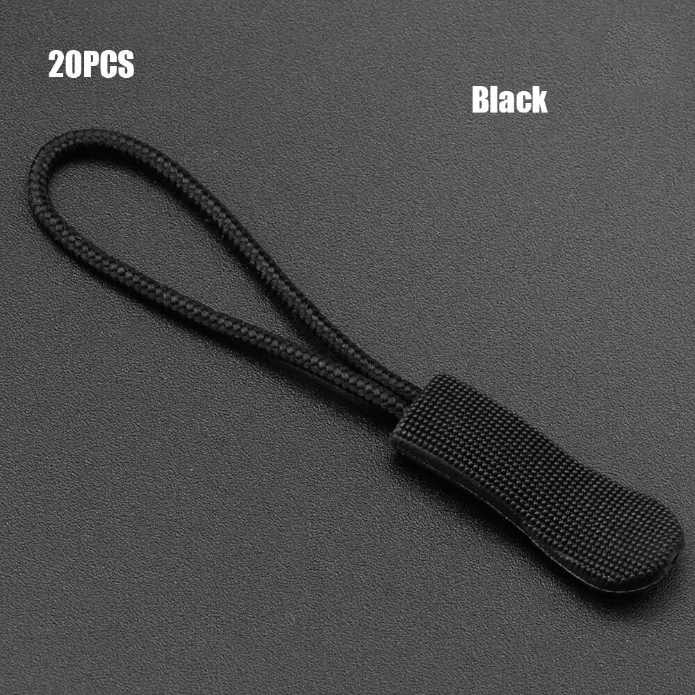 Канифольные бегунки для молнии 10/20 шт. Черный, Black-20pcs