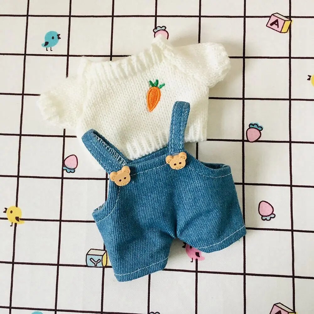 Кукольный свитер и шорты для куклы 20 см, хлопок 3