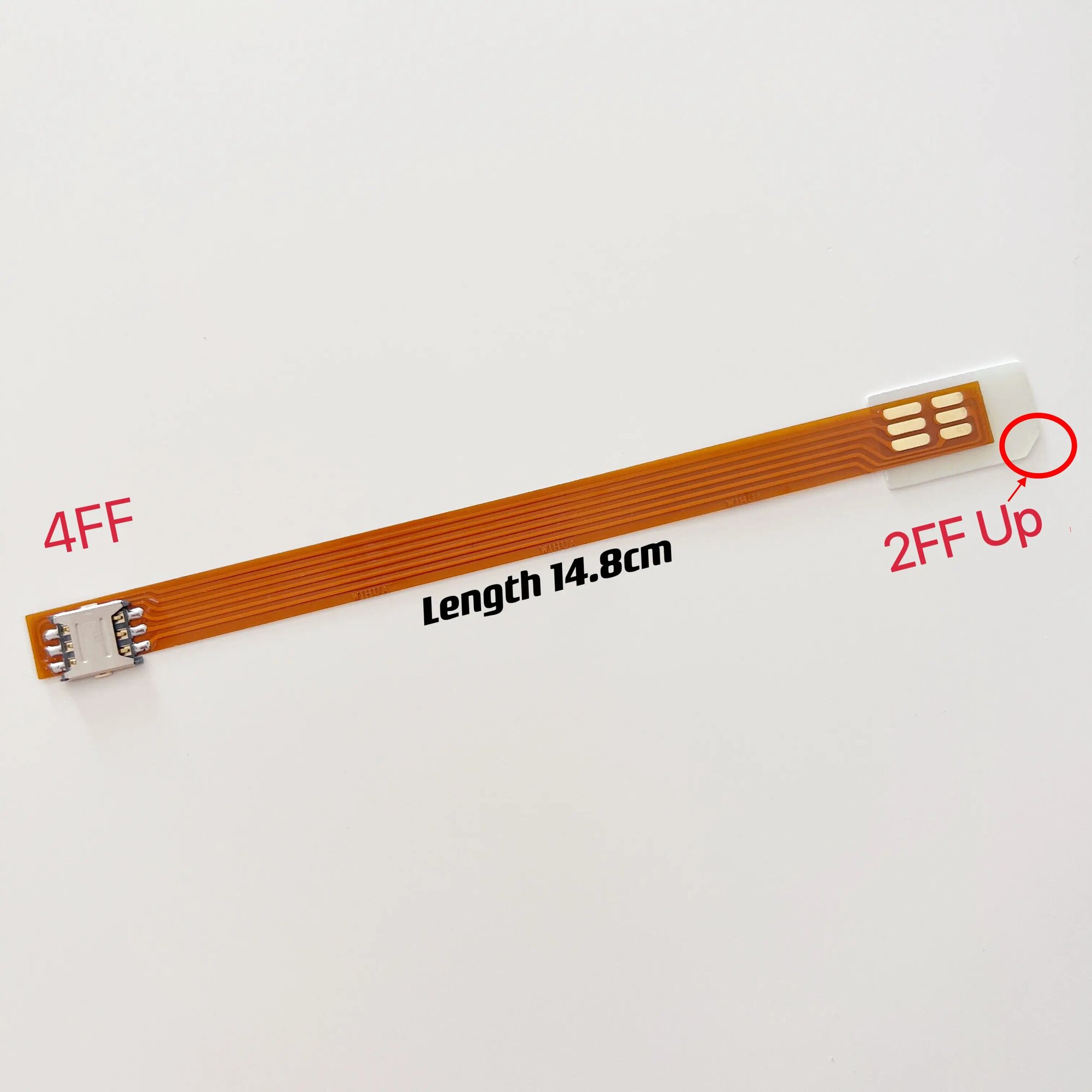 Преобразователь SIM-карты Nano 4FF 148 мм в стандартный адаптер для SIM-карты Nano 4FF 2FF Reverse