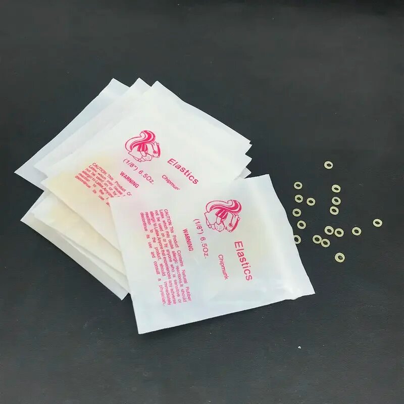 Стоматологические резинки ортодонтические 3,5/5/6,5 унции 6.5Oz Chipmunk-10pac