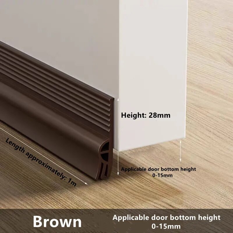 Уплотнительная лента для дверей и окон TPE A-Brown