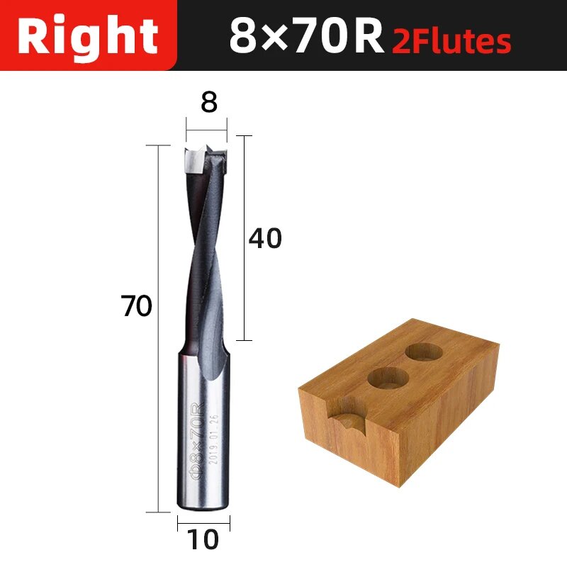 HUHAO Сверло по дереву Форстнер 10 мм 8-70R