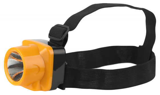 Фонарь налобный светодиодный Трофи TG1 яркий аккумуляторный 4V 0.5Ah, 1xLED ЗУ 220V, 80Лм, дальность луча 50 метров, IP20, Б0053033 / на голову