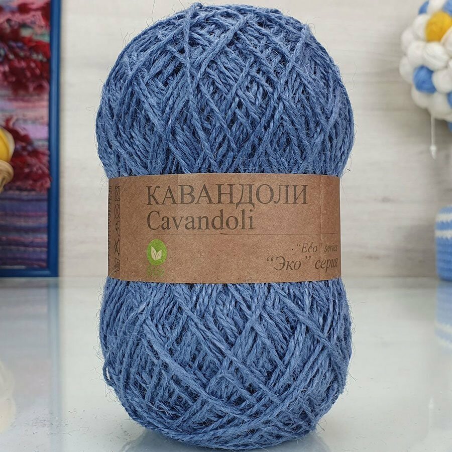Пряжа Пехорка кавандоли 11 джинс (5 мотков)