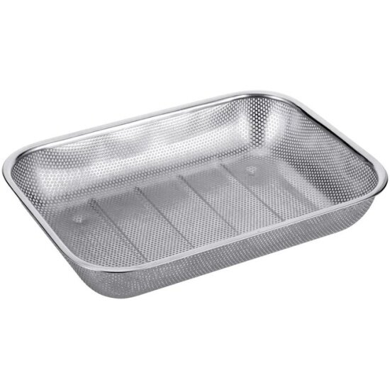 Дуршлаг Regent Inox прямоугольный Linea PRONTO 29х21х6,5 см нержавеющая сталь (93-PRO-23-29)