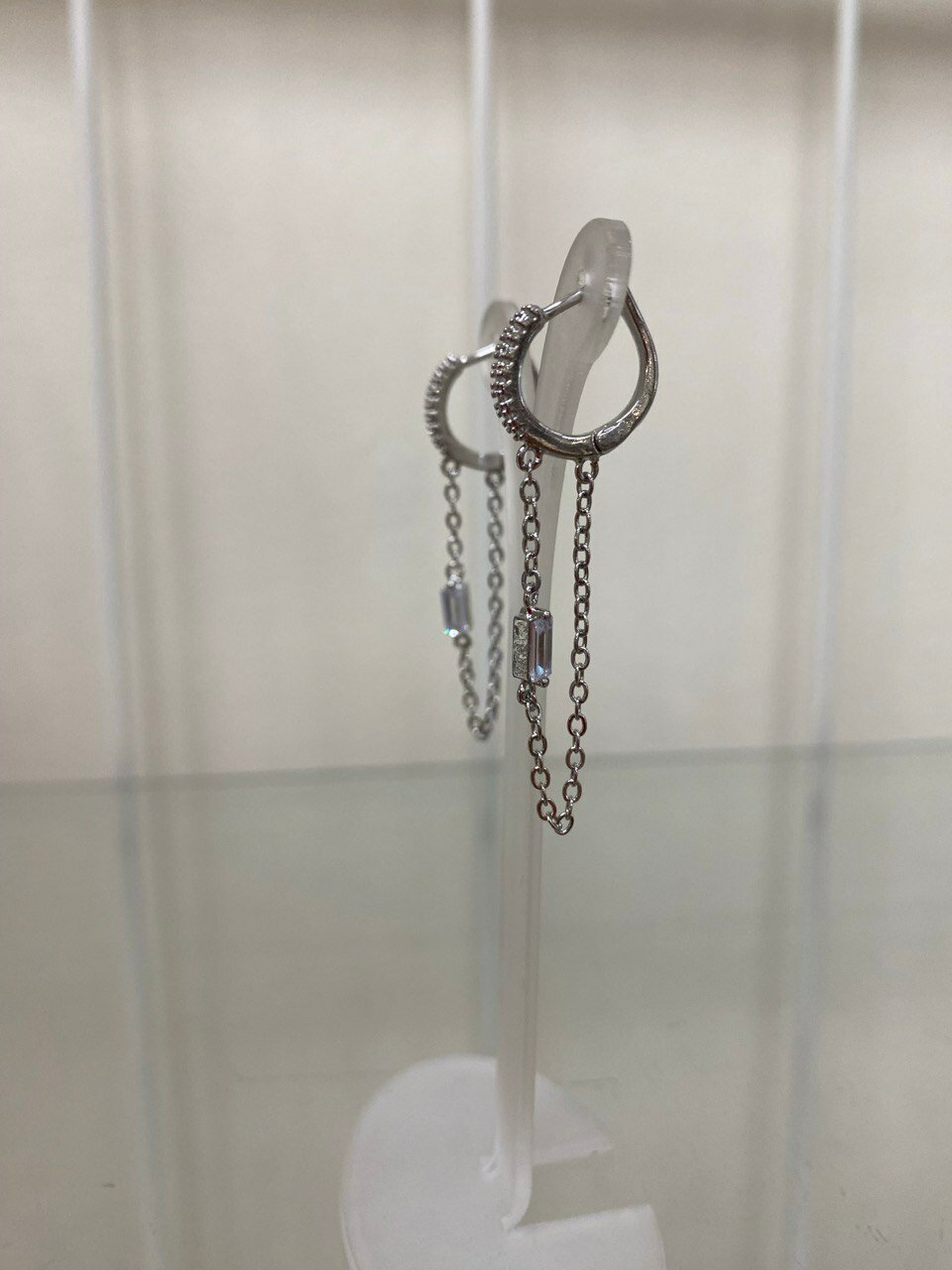 Серьги цепочки