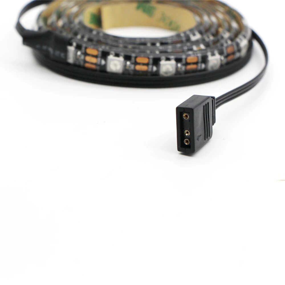 RGB адресная светодиодная лента WS2812b 5V 30LED 1м 50cm, non waterproof, 30leds 1m