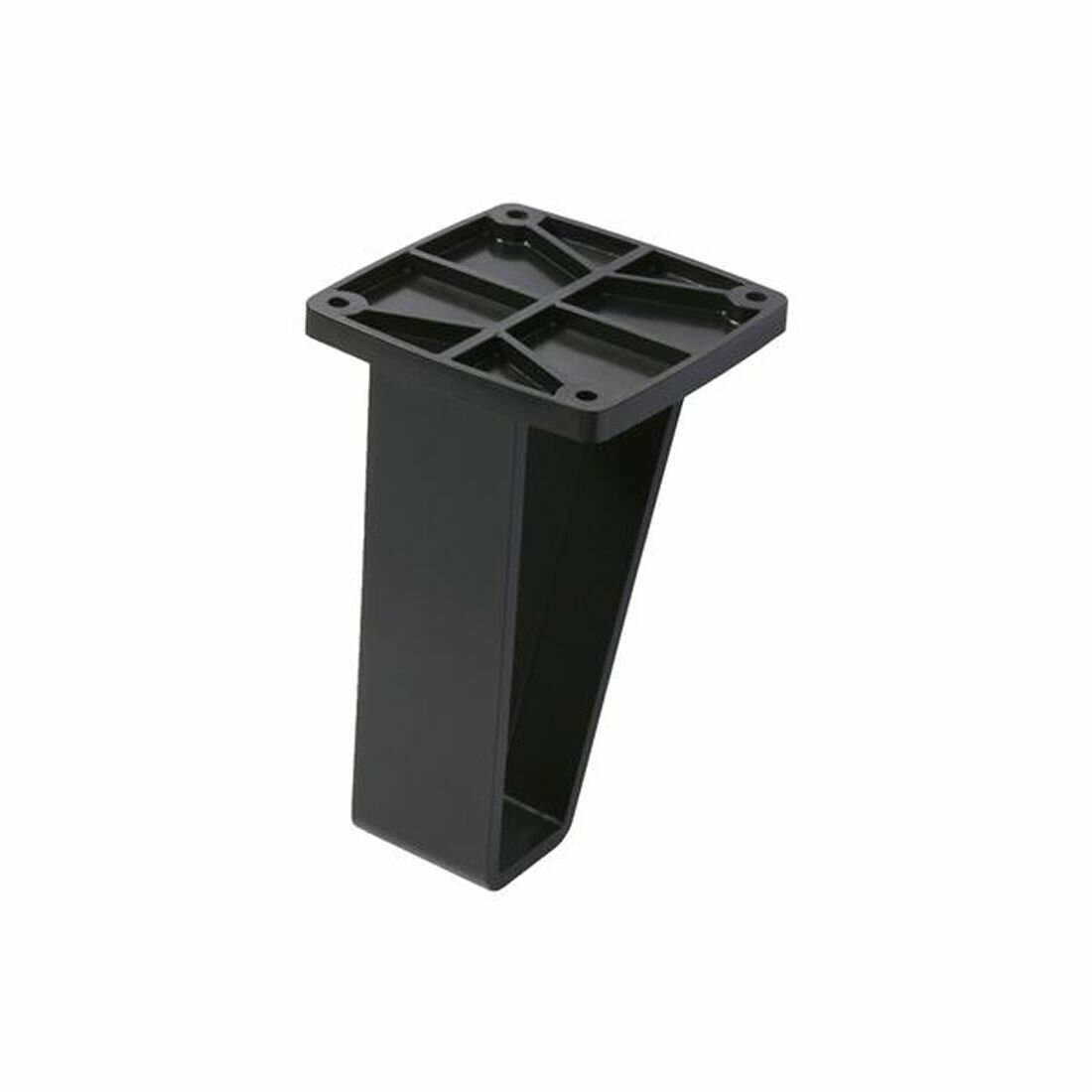 Опора мебельная пластиковая В-18 h-130, черный