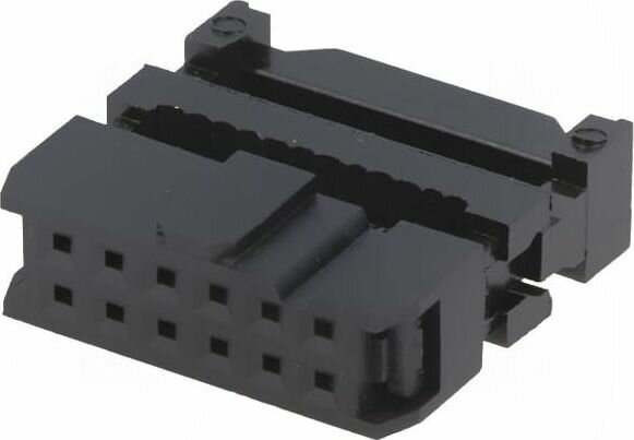 Вилка AMPHENOL T812112A101CEU Вилка IDC "мама" PIN: 12 IDC на шлейф 1,27мм позолота 1шт