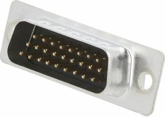 Разъем AMPHENOL L717HDA26P D-Sub HD PIN 26 "папа" пайка позолота, 1 шт