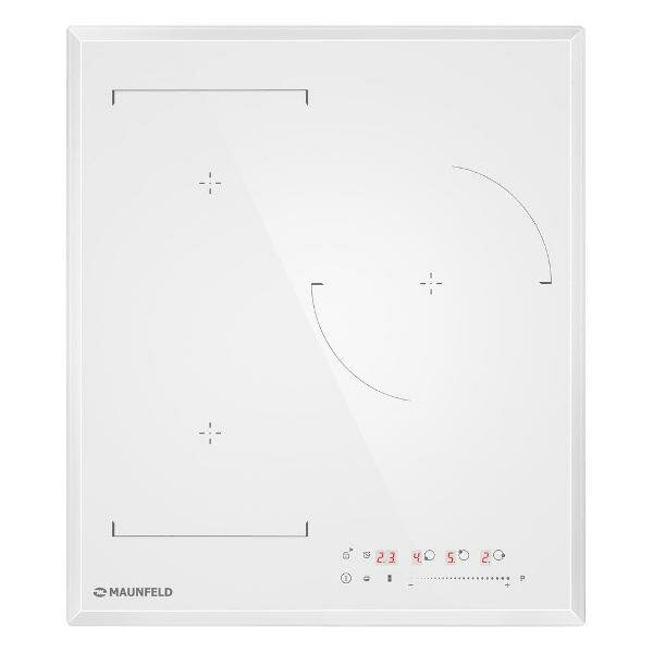Встраиваемая индукционная панель независимая Maunfeld CVI453SBWH LUX Inverter
