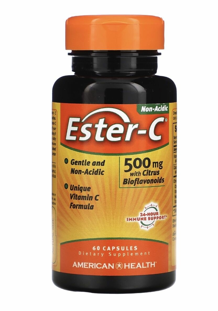 Витамин С Эстер-С Ester-C, 500 мг, 60 капсул