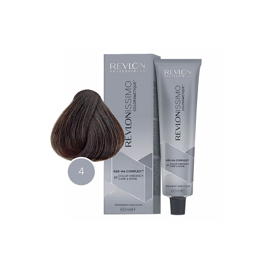 Revlon Professional Revlon Revlonissimo Colorsmetique 4 - Перманентная краска для волос коричневый 60 мл