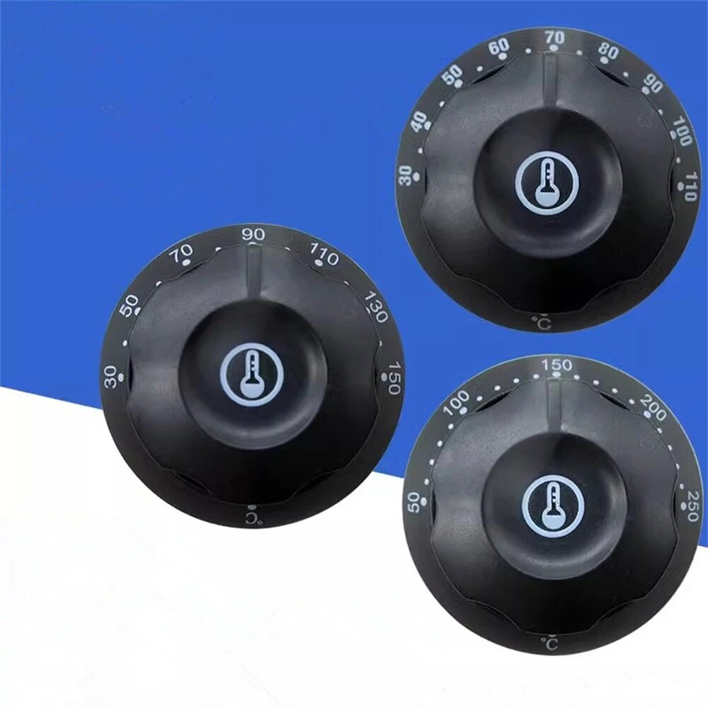 30-150 ℃ Ручка переключателя для электрических духовок, колбасных печей, фритюрницы, регуляторы температуры, крышки переключателей, электрические фритюрницы, вода