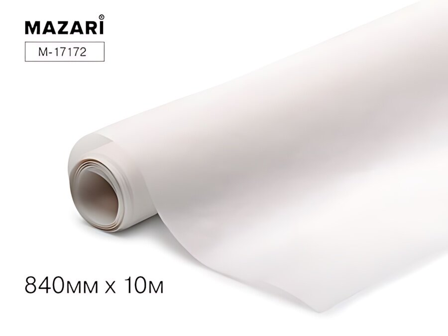Калька бумажная Mazari под карандаш, 840 мм 10 м в рулонах 30 г/м2 (M-17172)