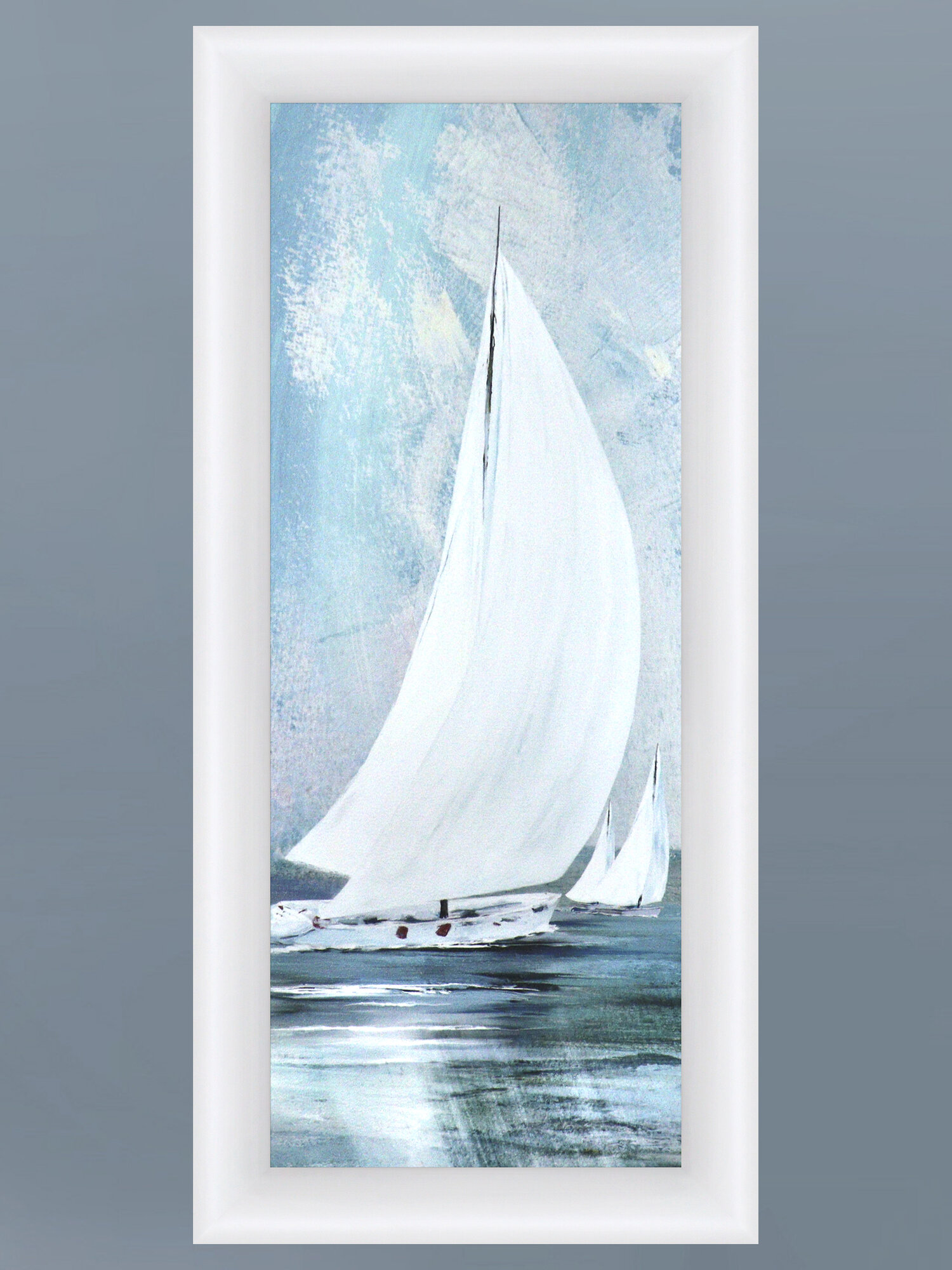 Картина на стену для интерьера Декарт настенный декор панно в раме багете в гостиную ванную детскую для офиса лофт пейзаж абстракция