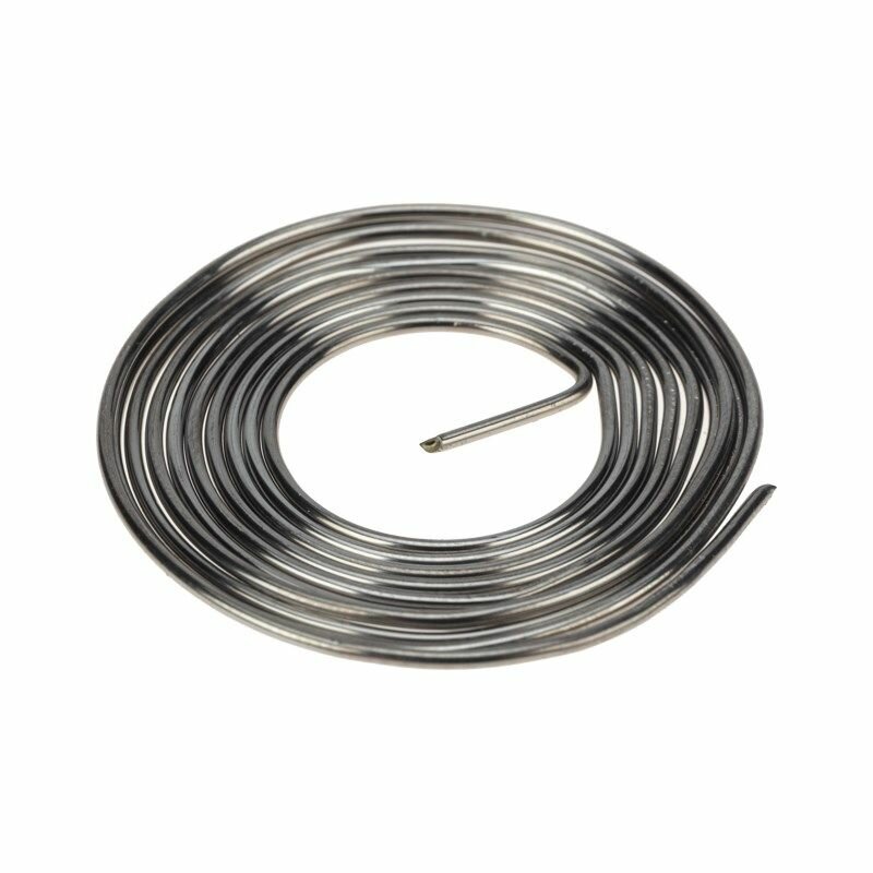 Припой с канифолью, 1м, 1мм, (олово 60%, свинец 40%), спираль, блистер REXANT