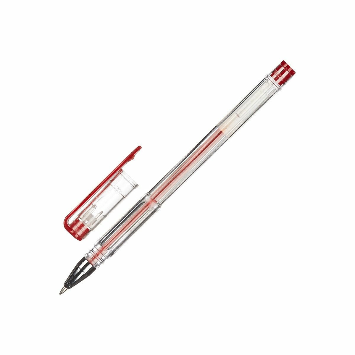 Ручка гелевая Attache Omega (0.5мм, красная), 1шт.
