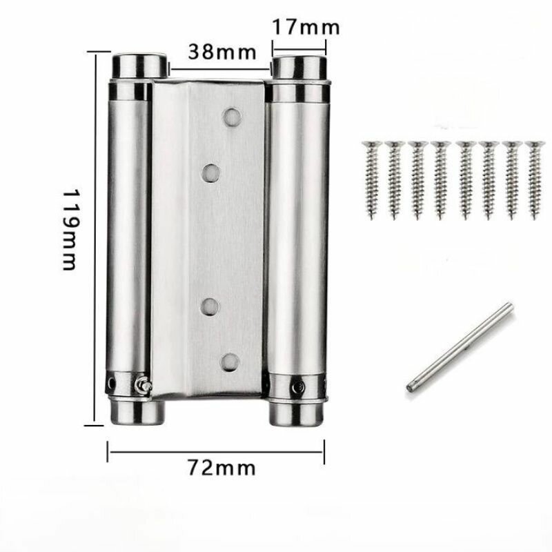 Барная петля (пружинная двусторонняя) для маятниковых дверей (2 штуки) 4 дюйма
