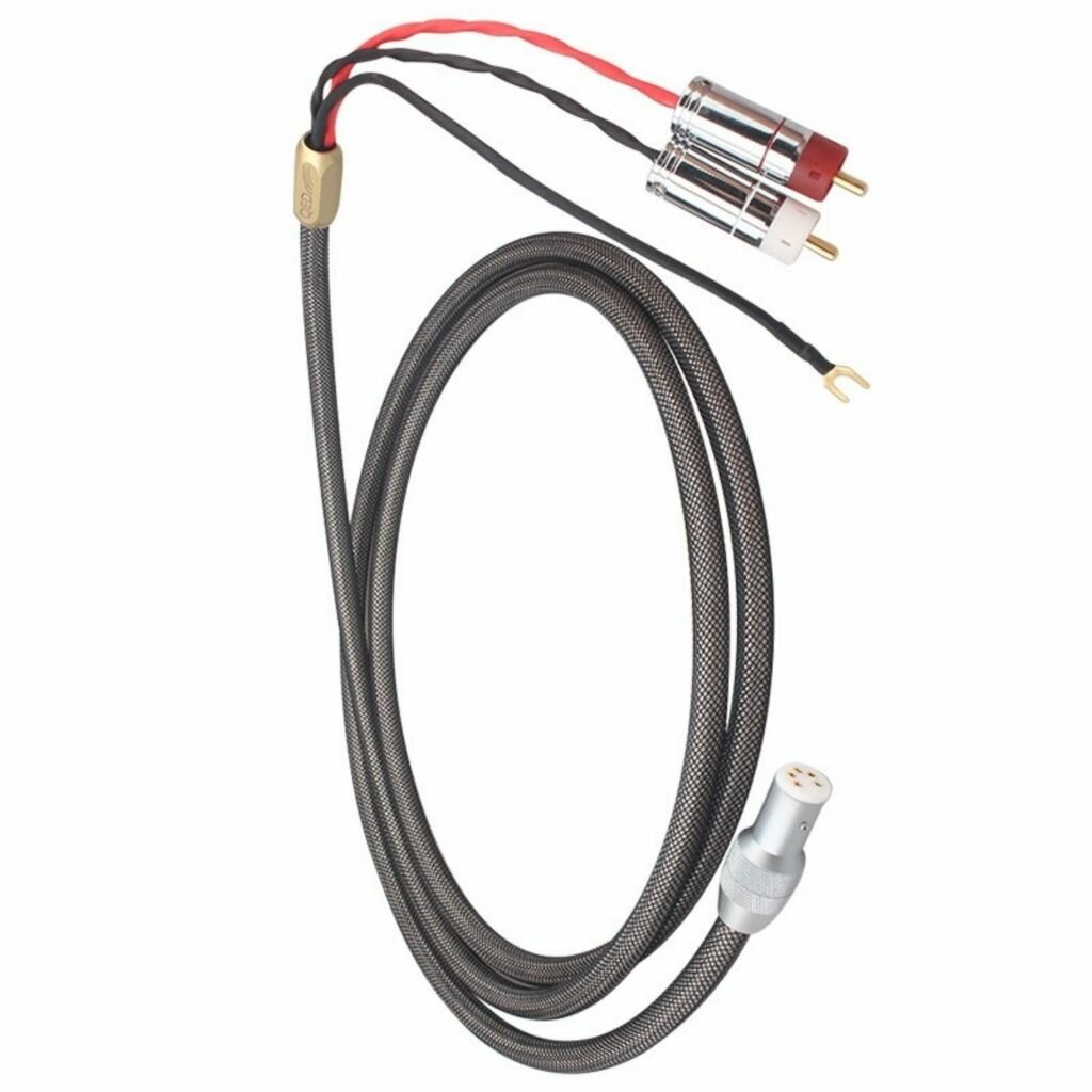 Кабель тонарма с серебряным покрытием для подключения виниловых проигрывателей