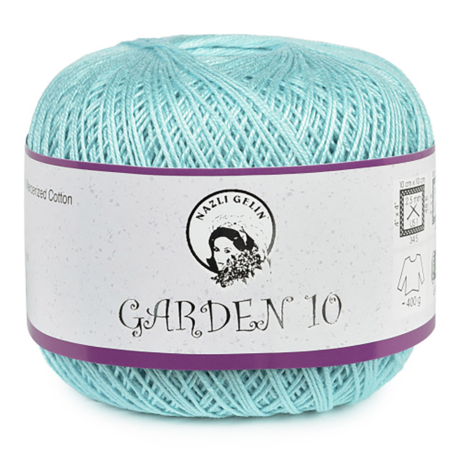 6 Мотков, NAZLI GELIN GARDEN, 100% мерсеризованный хлопок, Цвет-700-23