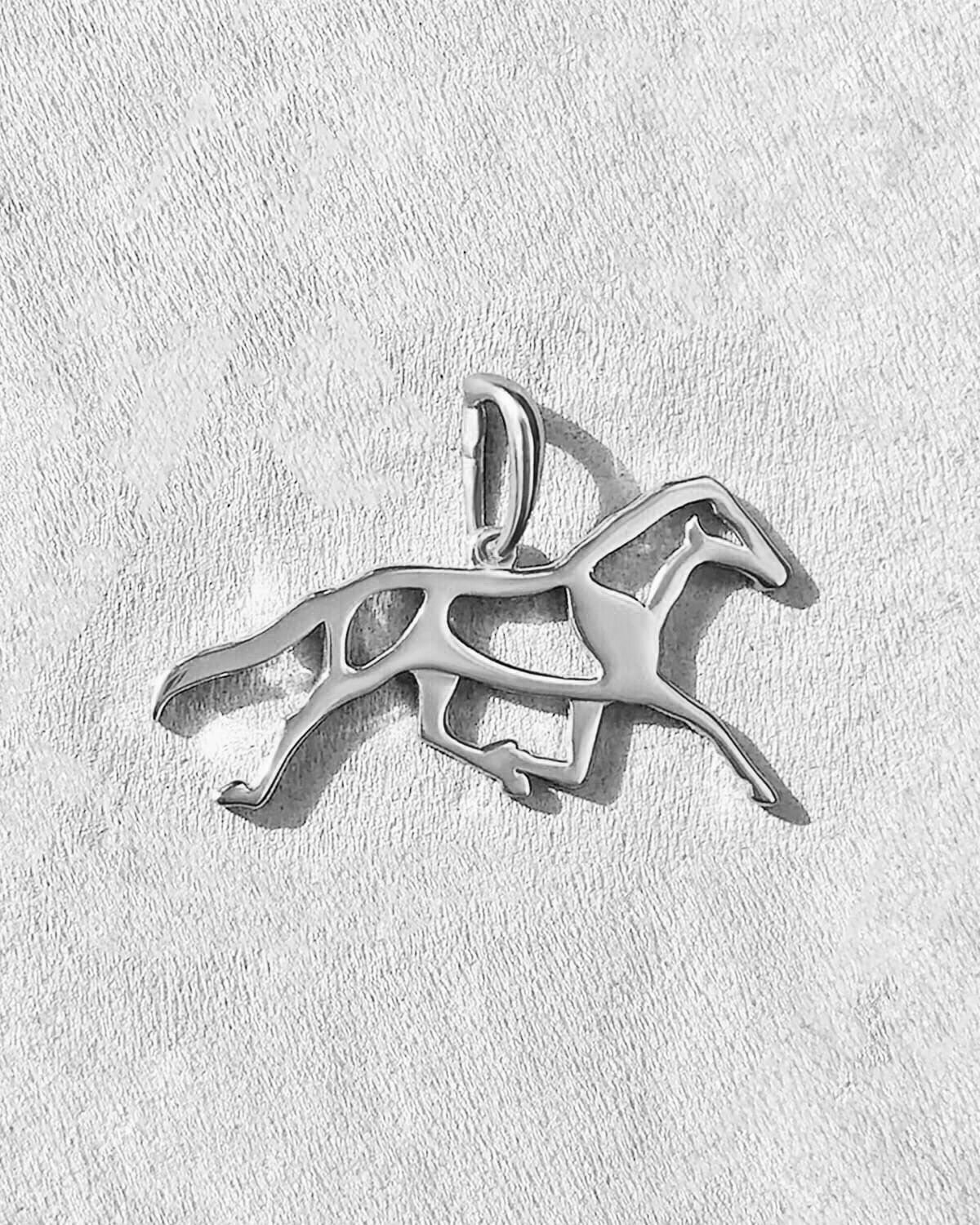 Подвеска, серебро, 925 проба, родирование