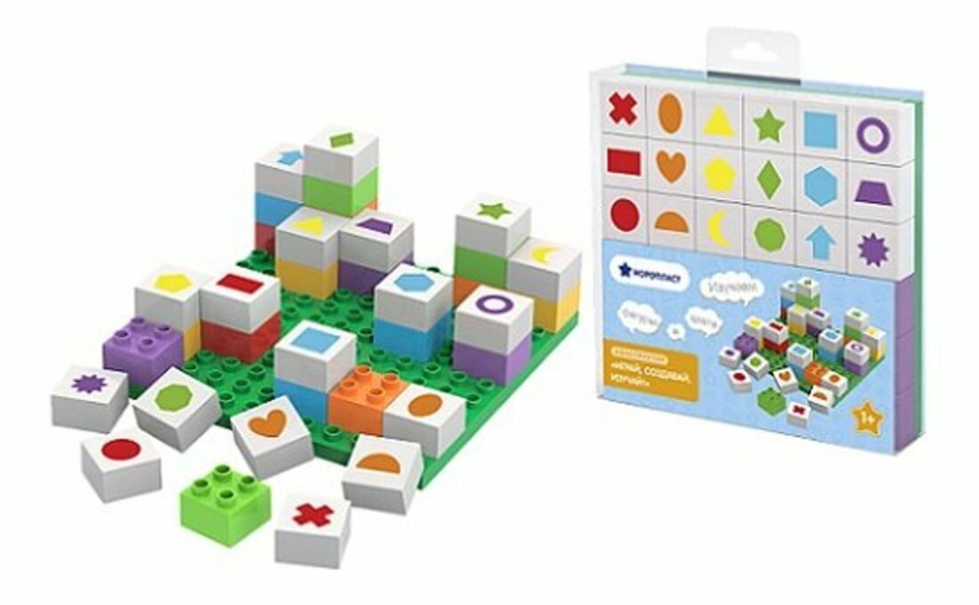 Конструктор Нордпласт Фигуры, 37 деталей (480631)