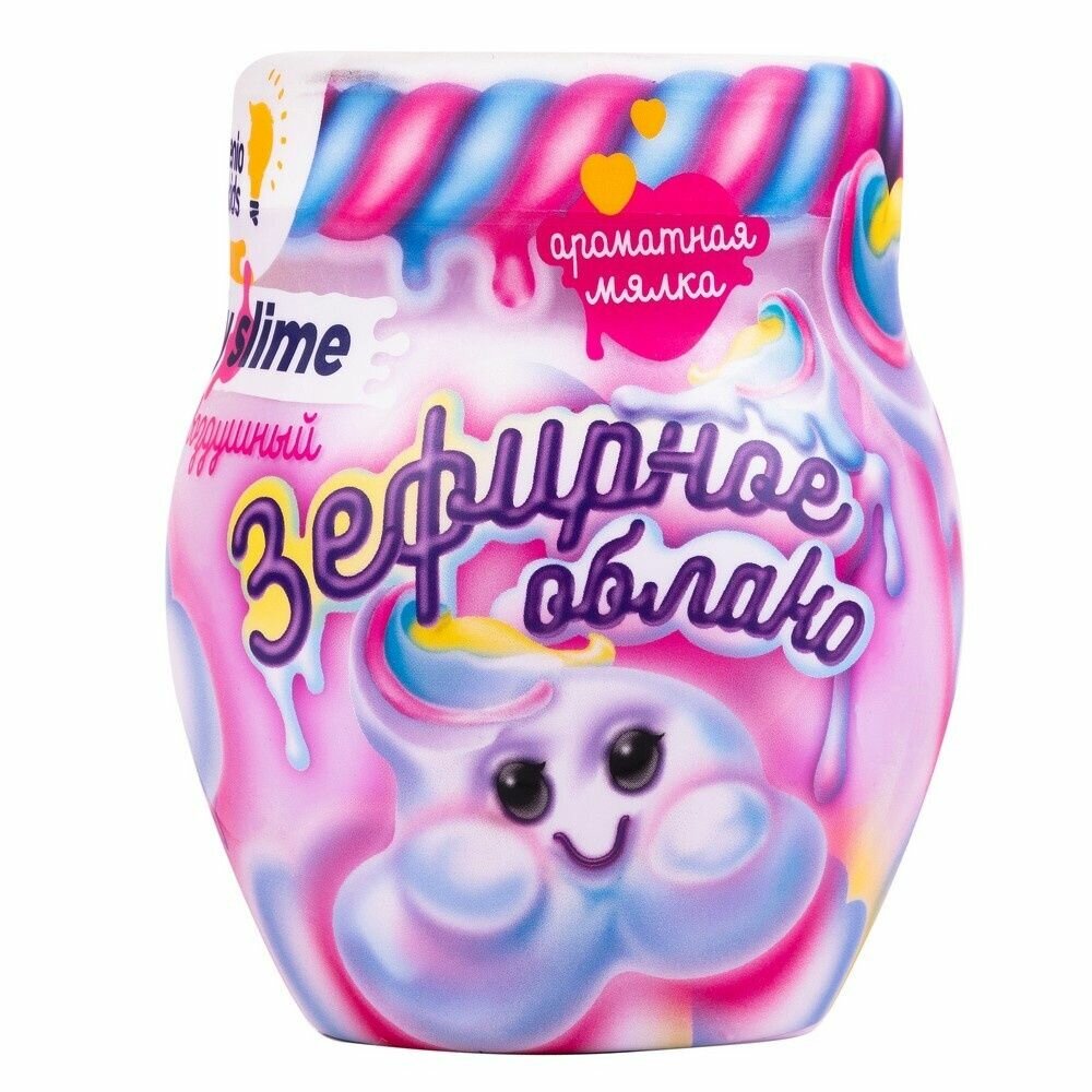Лизун Genio Kids "Мялка-жмялка", Зефирное облако, ароматизированный (SLI12)