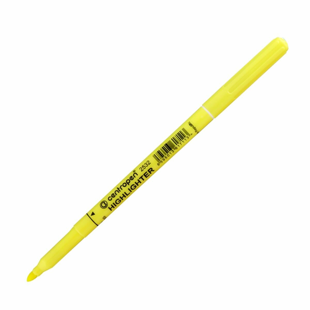 Текстовыделители Centropen Флуоресцентные, 1-3 мм, желтые, 12 шт (2532/1)