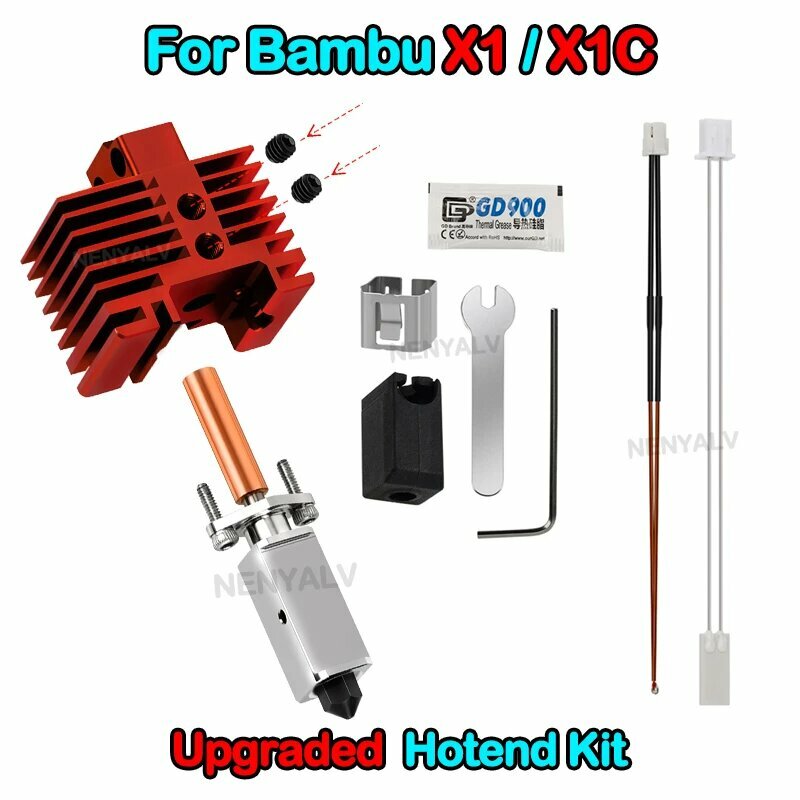 Hotend Kit для Bambu X1/X1C, Цвет: x1-rHotend