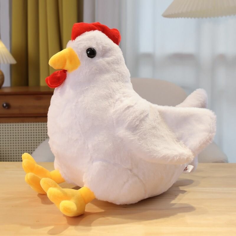 Мягкая игрушка курица петух цыпленок/обнимашка для засыпания и сна / Пушистый антистресс для детей и подростков, Плюшевый подарок для девочки и мальчика wanghaiyan