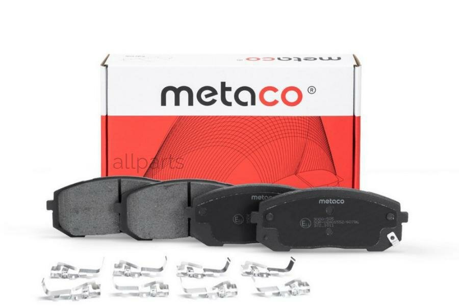 METACO 3000-505 Колодки тормозные передние к-кт