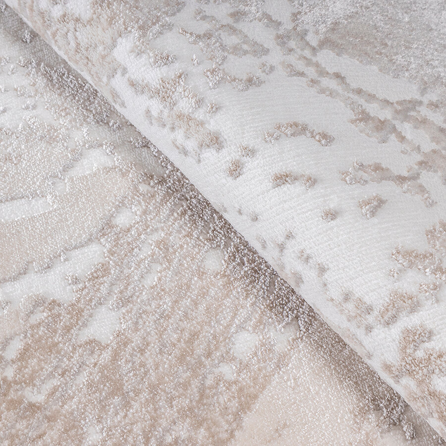 Ковер, Прямой, Бежевый, Белый, Современный, на пол, в гостиную, спальню, в ассортименте (150 см. на 230 см.)