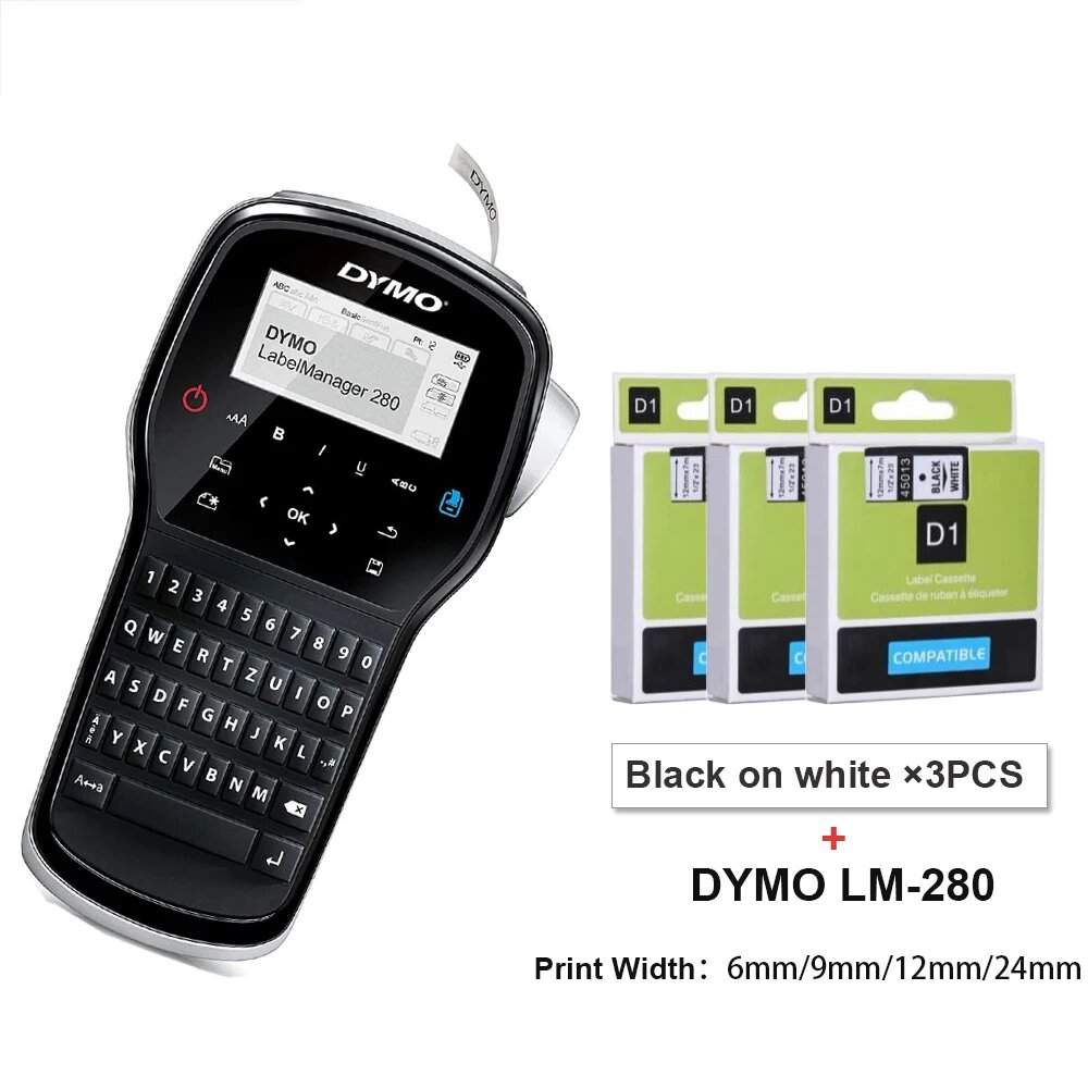 Портативный принтер этикеток Dymo LM-160/LM-280/LM-210D 280 add labels
