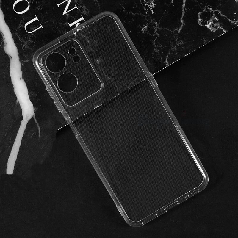 Чехол задняя-панель-накладка-бампер MyPads Tocco для Oukitel C58, ультра-тонкий из мягкого качественного силикона, прозрачный MyPads