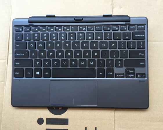 Оригинальная съемная клавиатура/док-станция/база DELL K15A (7MJ9H) для планшета Dell Venue 10 Pro (5000/5055/7000) черного цвета