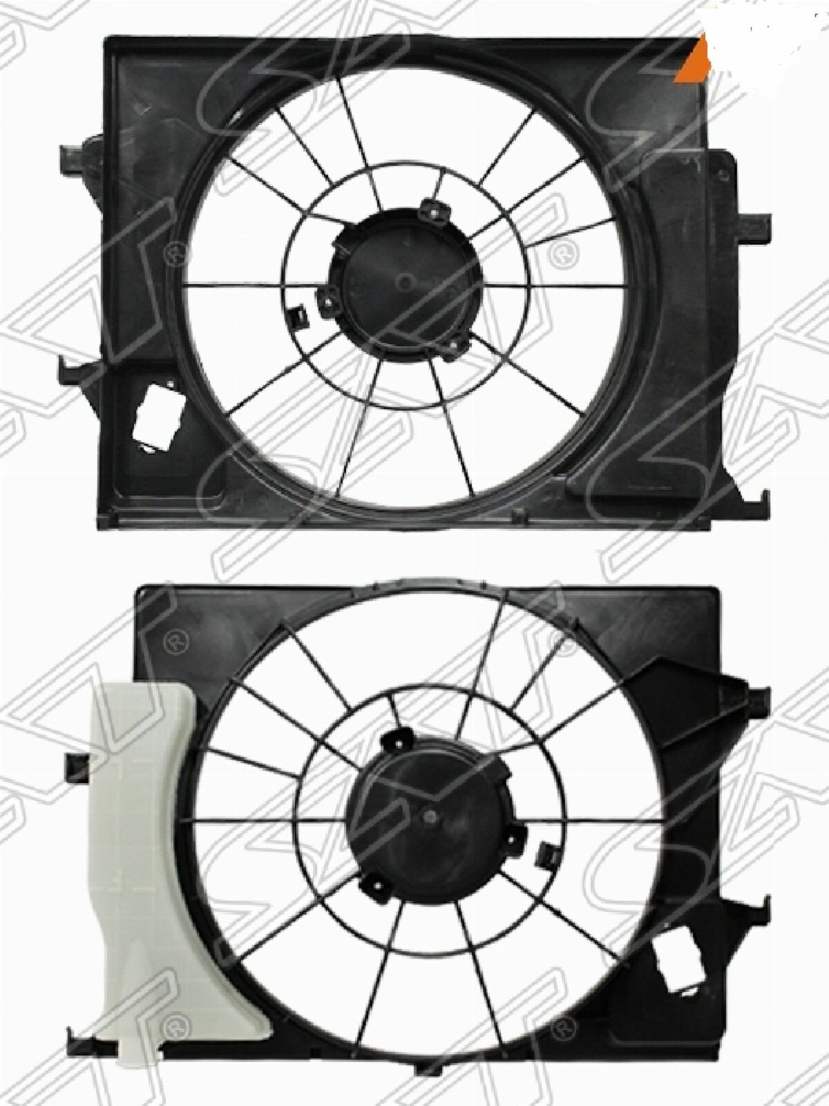Диффузор радиатора HYUNDAI ACCENT