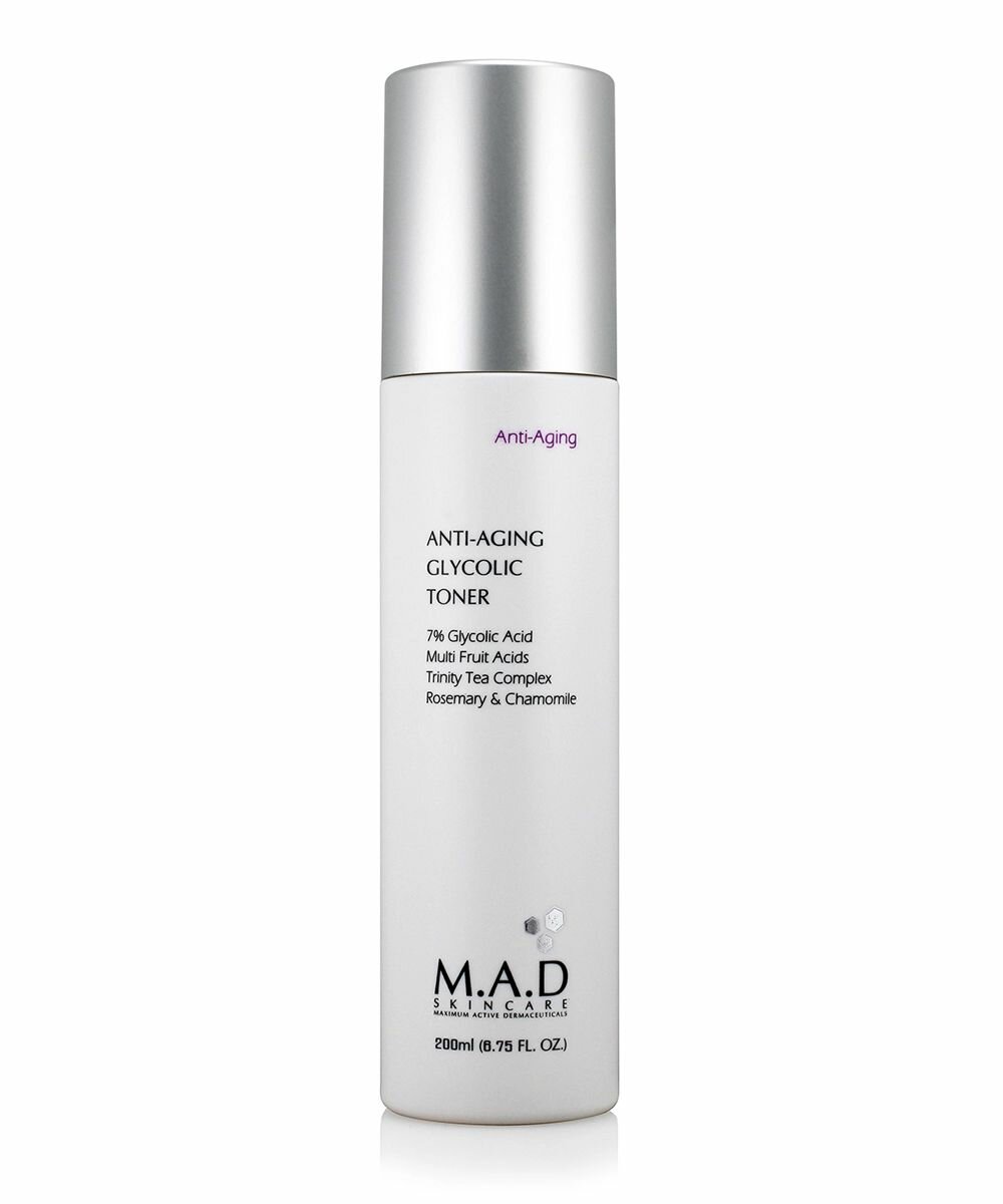 M.A.D. ANTI-AGING GLYCOLIC TONER Тоник с 7% гликолевой кислотой предотвращающий старение кожи