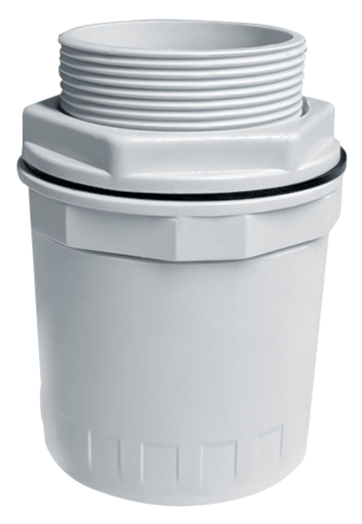 Кабельный ввод DKC / ДКС муфта труба-коробка, пластиковый, серый, M40x1.5, 40мм, IP67 / электрика