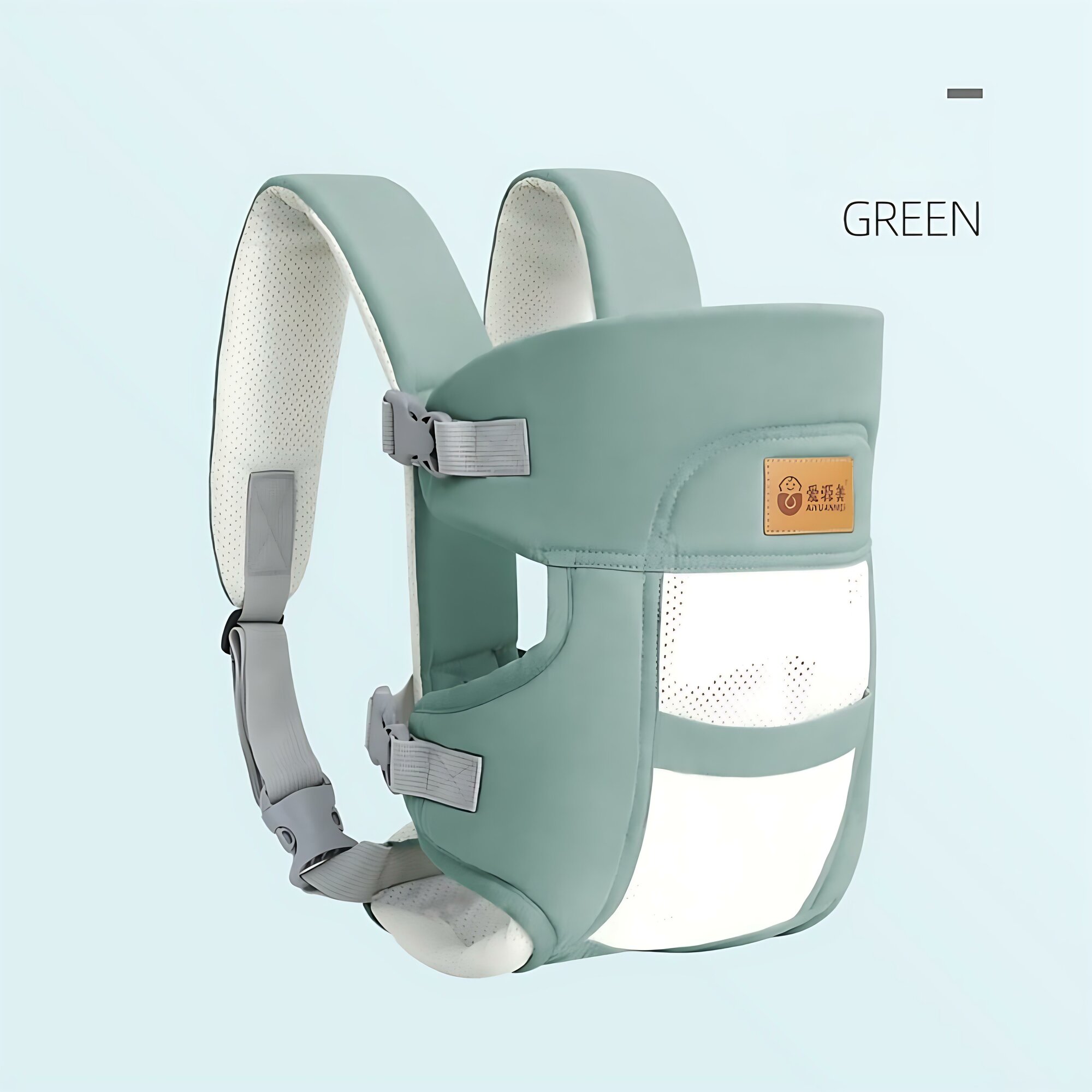 Поясной стул для детского слинга-регулируемый-детский слинг-мать и младенец-зеленый