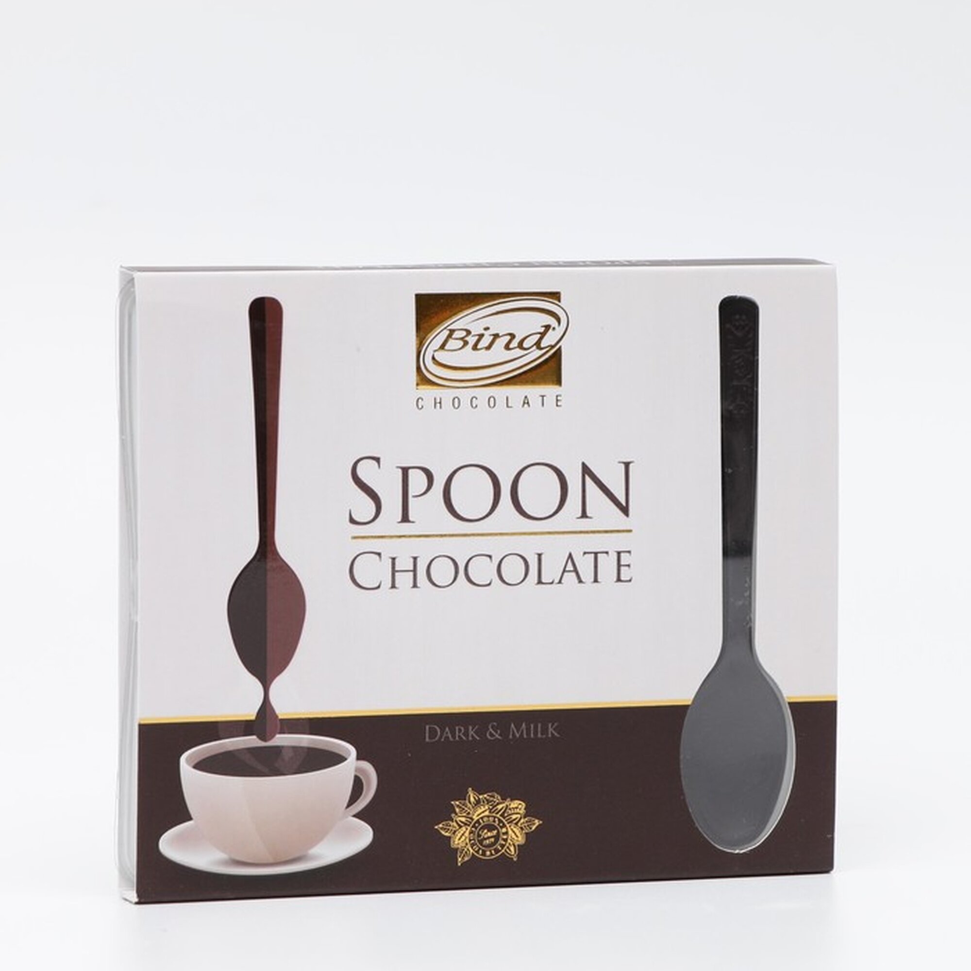 Шоколадная ложечка Bind, микс, молочный и темный шоколад, 54 г
