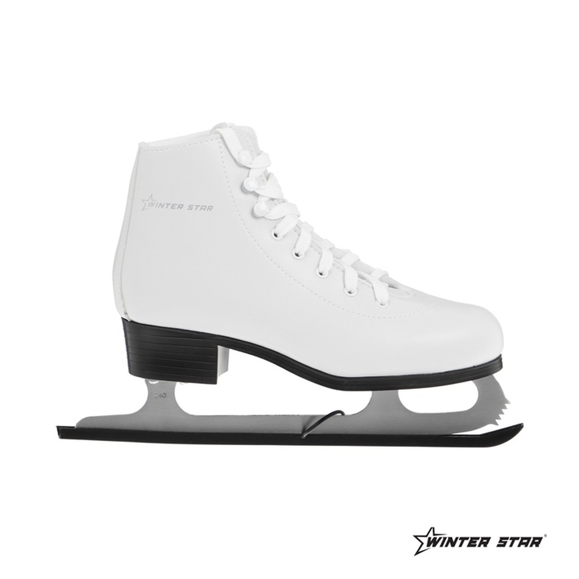 Коньки фигурные WINTER STAR Basic, женские, р.36, белые/серебристые