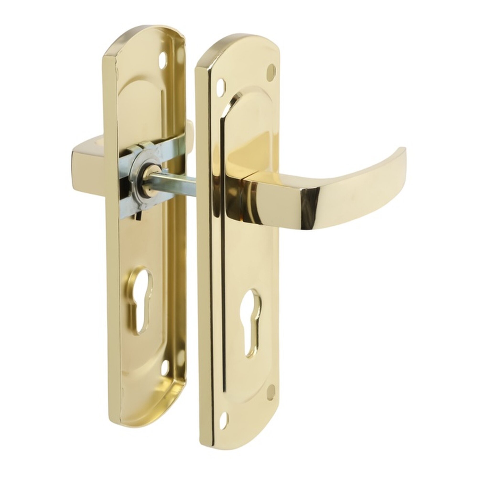 Ручки на планке LOCKLAND 002, межосевое расстояние 55 мм, цвет золото