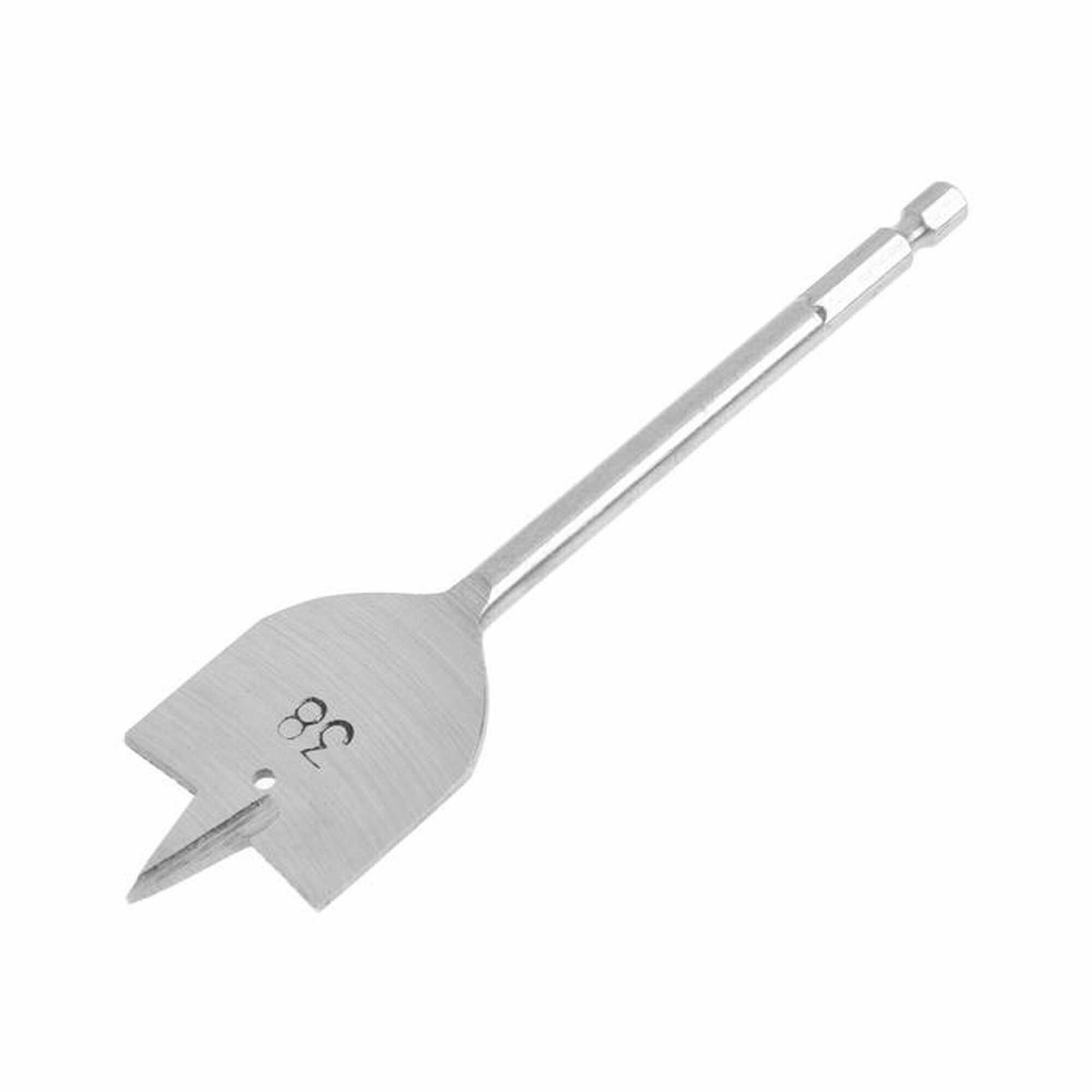 Сверло по дереву перовое тундра, шестигранный хвостовик, 38 х 152 мм