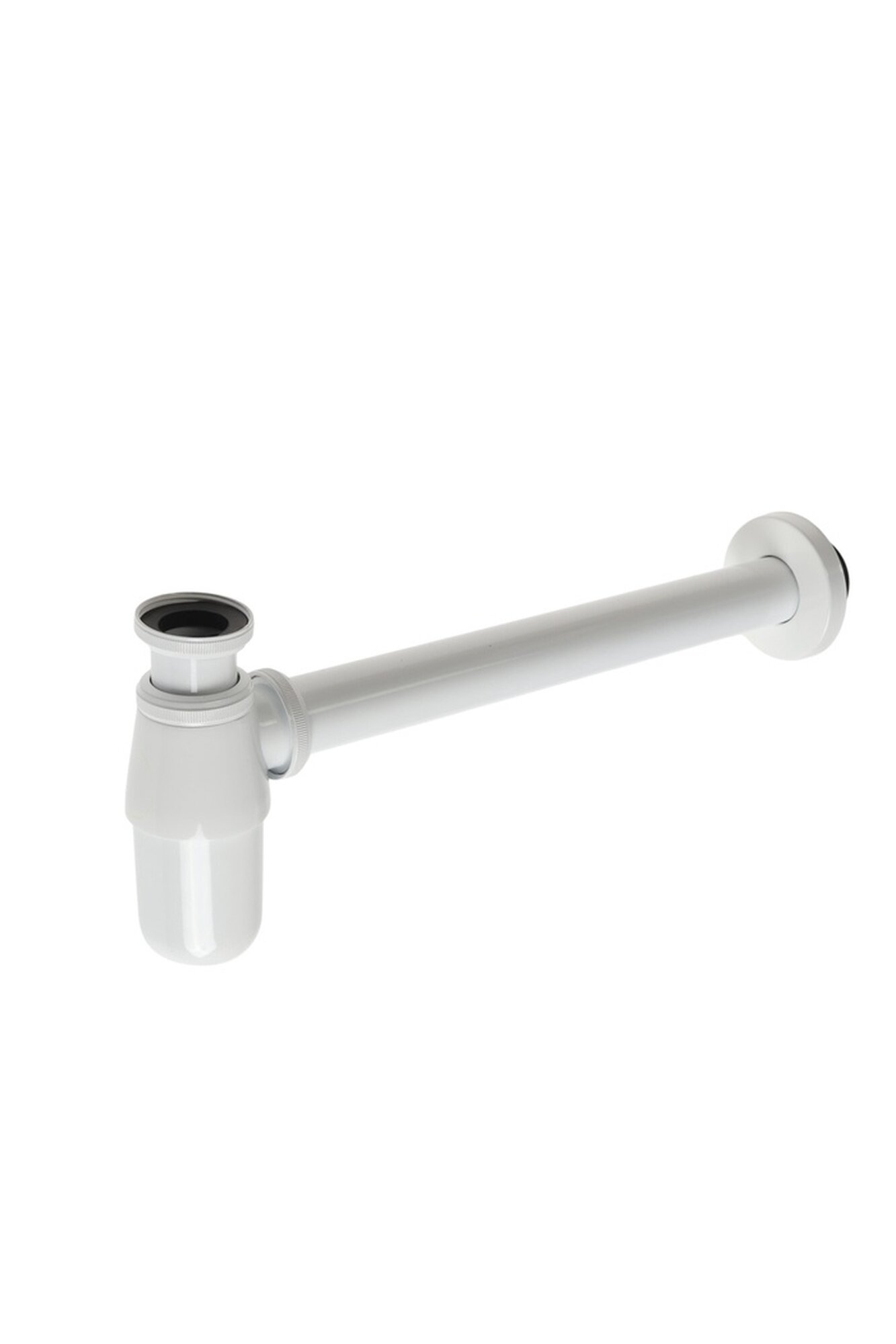 Сифон ZEIN engr, для раковины, бутылочный, 1 1/4" х 32 мм, цинк, белый