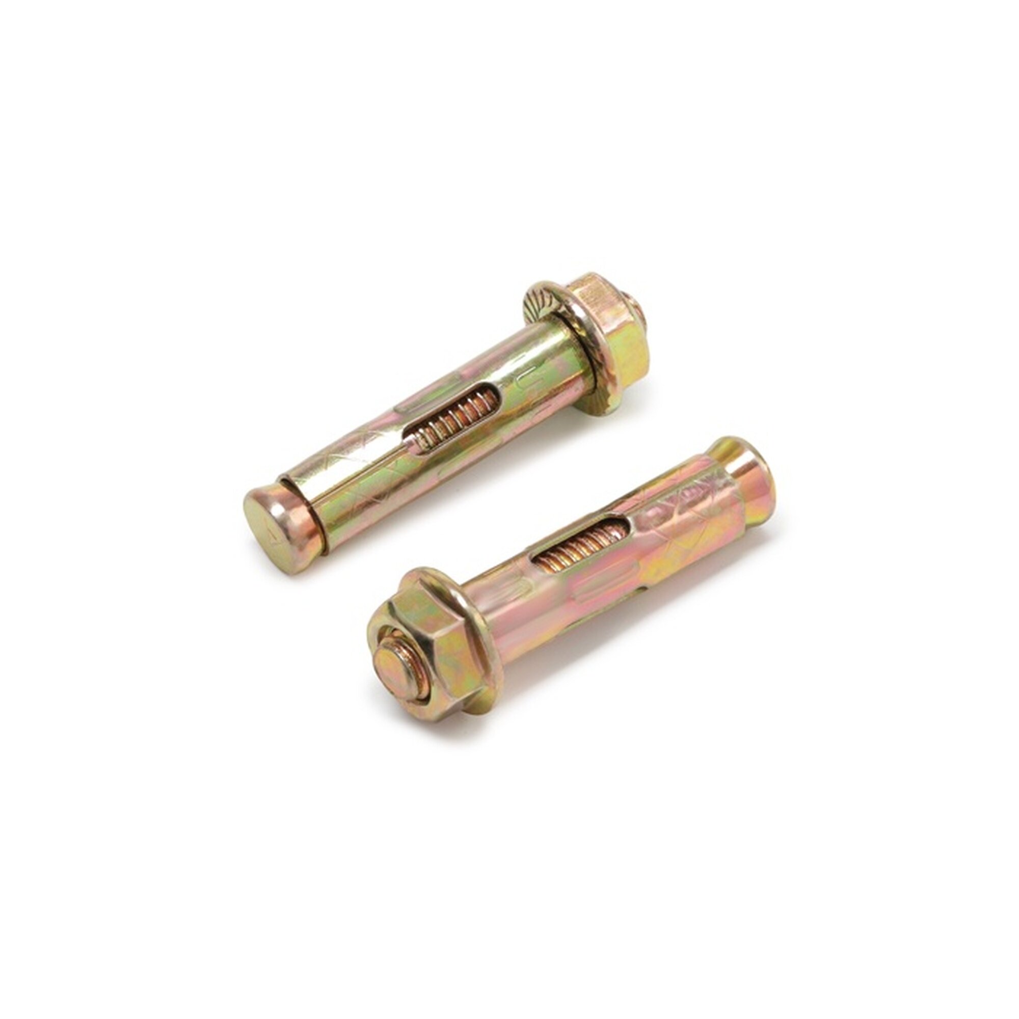 Анкерный болт тундра, с гайкой, оцинкованный, 10х50 мм, 110 шт