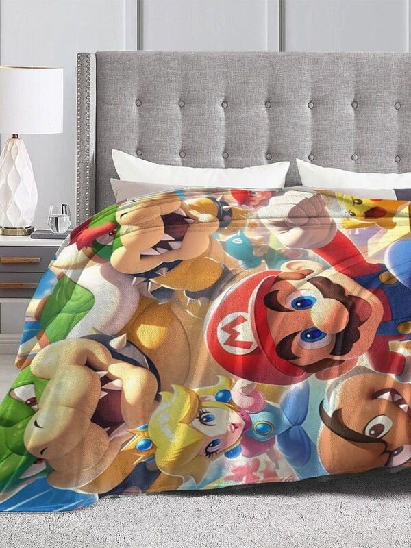 Пледы Супер Марио Плед Луиджи Luigi от Super Mario