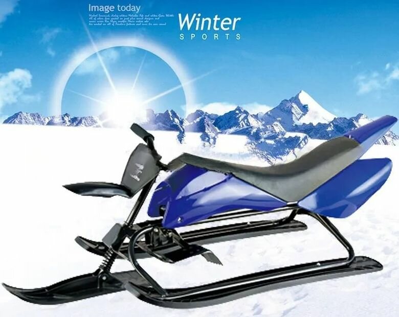 Снегокат Mount Elbrus синий -hj