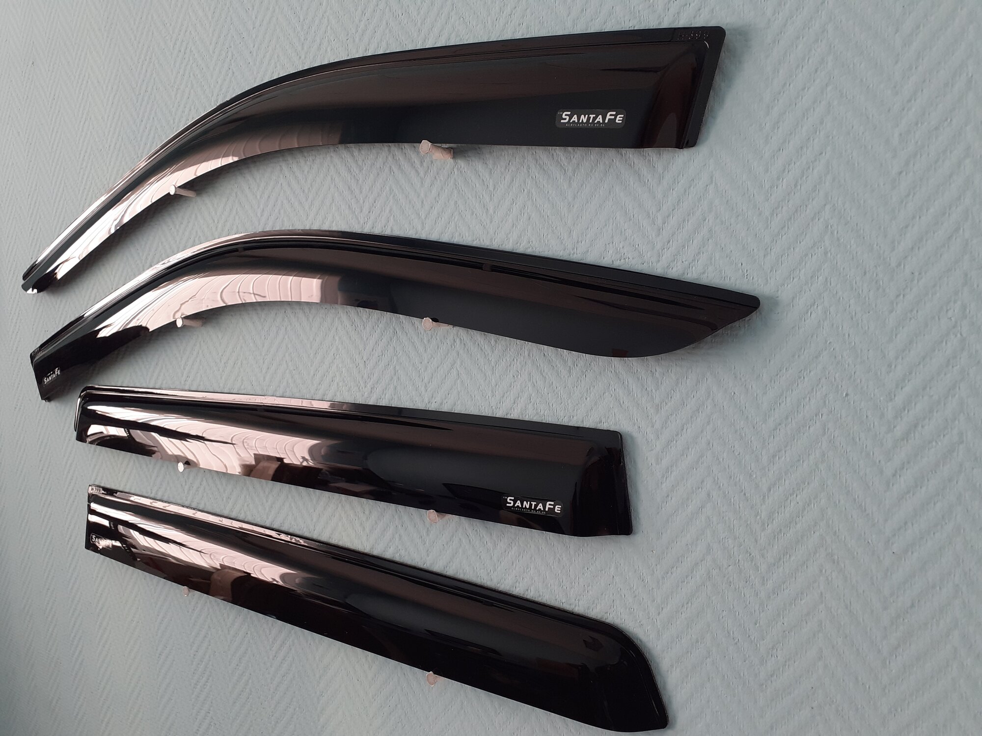 Дефлекторы окон HYUNDAI SantaFe Classic 2000-2012 внедорожник к-т 4 шт.